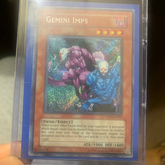YuGiOh | Toys | Yugioh Gemini Imps Secret Rare Used | Poshmark